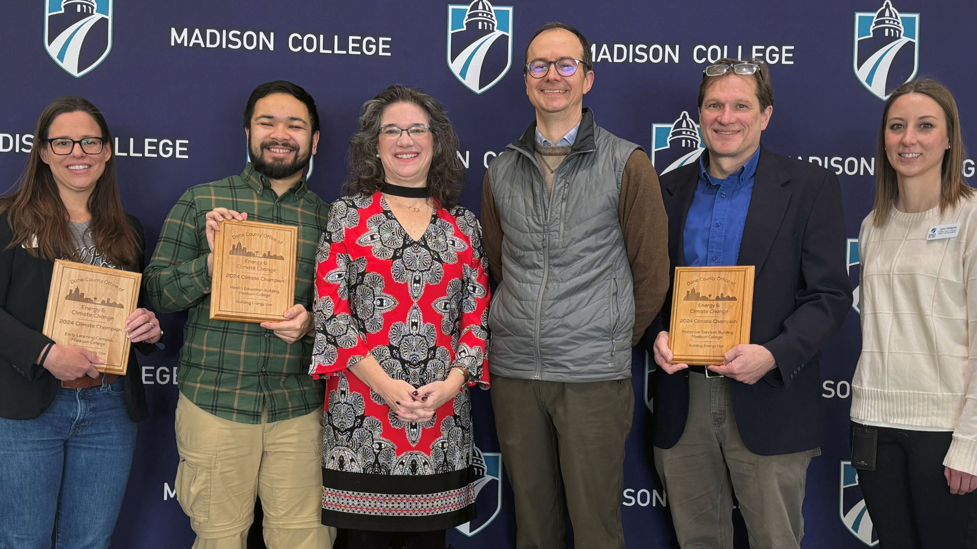 Energy-saving successes earn Dane County Climate Champions award | Madison College